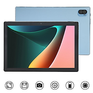 Haofy Tablet Set, Tablet PC Keyboard 4G Network Mouse 2.4G 5G Dual Band WiFi 100‑240V for Students (US Plug)