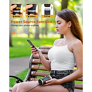 Compressed Air Duster, Koonie 15000mAh Cordless Air Duster & Vacuum 2 in 1 Powerful 77000RPM/11000PA 2 Speeds Electric Air Duster with Detachable Battery, for Computer/Keyboard, Car, Electronics