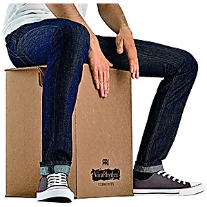 Meinl VivaRhythm VR-CAJ2GO Fold-able Pop Up Cardboard Cajon-2-Go with Internal Snares