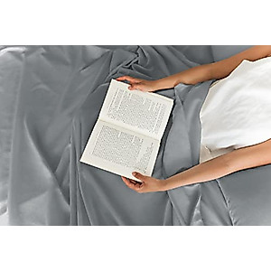 Queen Size Sheet Set - Breathable & Cooling Sheets - Hotel Luxury Bed Sheets for Women, Men Kids & Teens - Extra Soft - Deep Pockets - 4 Piece Set - Wrinkle Free - Steel Blue Bed Sheets - Queen Sheets