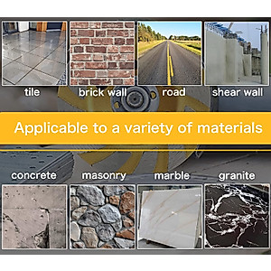 4 Inch Concrete Grinding Wheel, 6Pcs Concrete Turbo Diamond Grinding Cup Wheels for Concrete Granite Marble Masonry Stone, 12 Segs Heavy Duty Angle Grinder Wheels