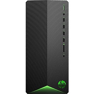 HP Pavilion Gaming Desktop Computer 10th Generation Intel Hexa-core i5-10400F Processor 16GB RAM 1TB SSD GeForce RTX 3060 12GB Graphic USB-C DiplayPort Bluetooth Black + HDMI Cable