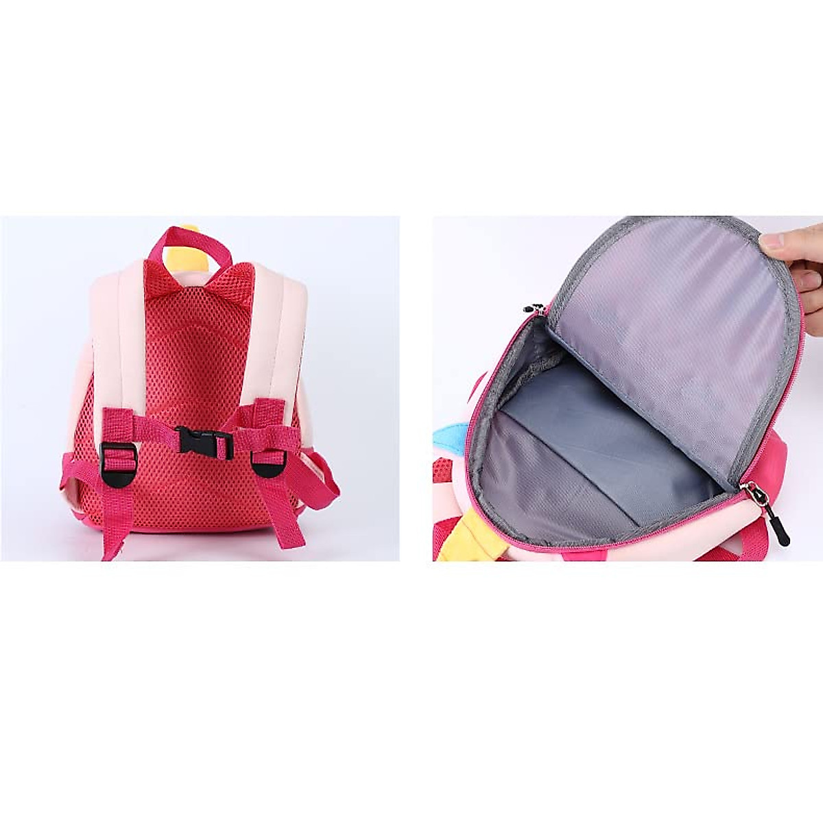 Pop It Lightweight Elephant School Backpack For Kids, Fidget Backpack for Kids, Kindergarten and Elemantary School (Blue)