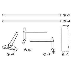 BRAVINDEW 6' x 6' x6 Outdoor Storage Shelter Steel Garden Storage Shed Durable Storage Tent Portable Space Saving Storage Shed for Backyard