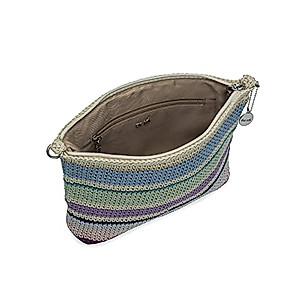 The Sak womens Hand-crochet 3-in-1 Lumi Hand Crochet 3 in 1 Crossbody, Mendocino Stripe, One Size US