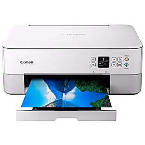 Canon TS6420 All-In-One Wireless Printer, White (Renewed)