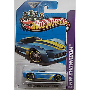 Hot Wheels 2013 HW Showroom Kmart Exclusive 2009 Corvette Stingray Concept 209/250