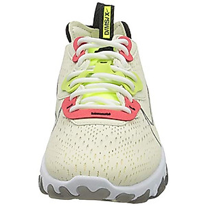 NIKE Women's Race Running Shoe, Pale Ivory Black Volt Laser Crimson, 6 us