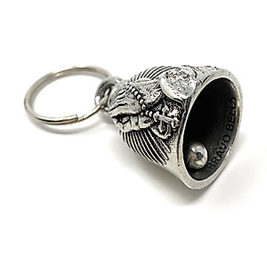 Bravo Bells Pray Hands Bell - Biker Bell Accessory or Key Chain for Good Luck on The Road