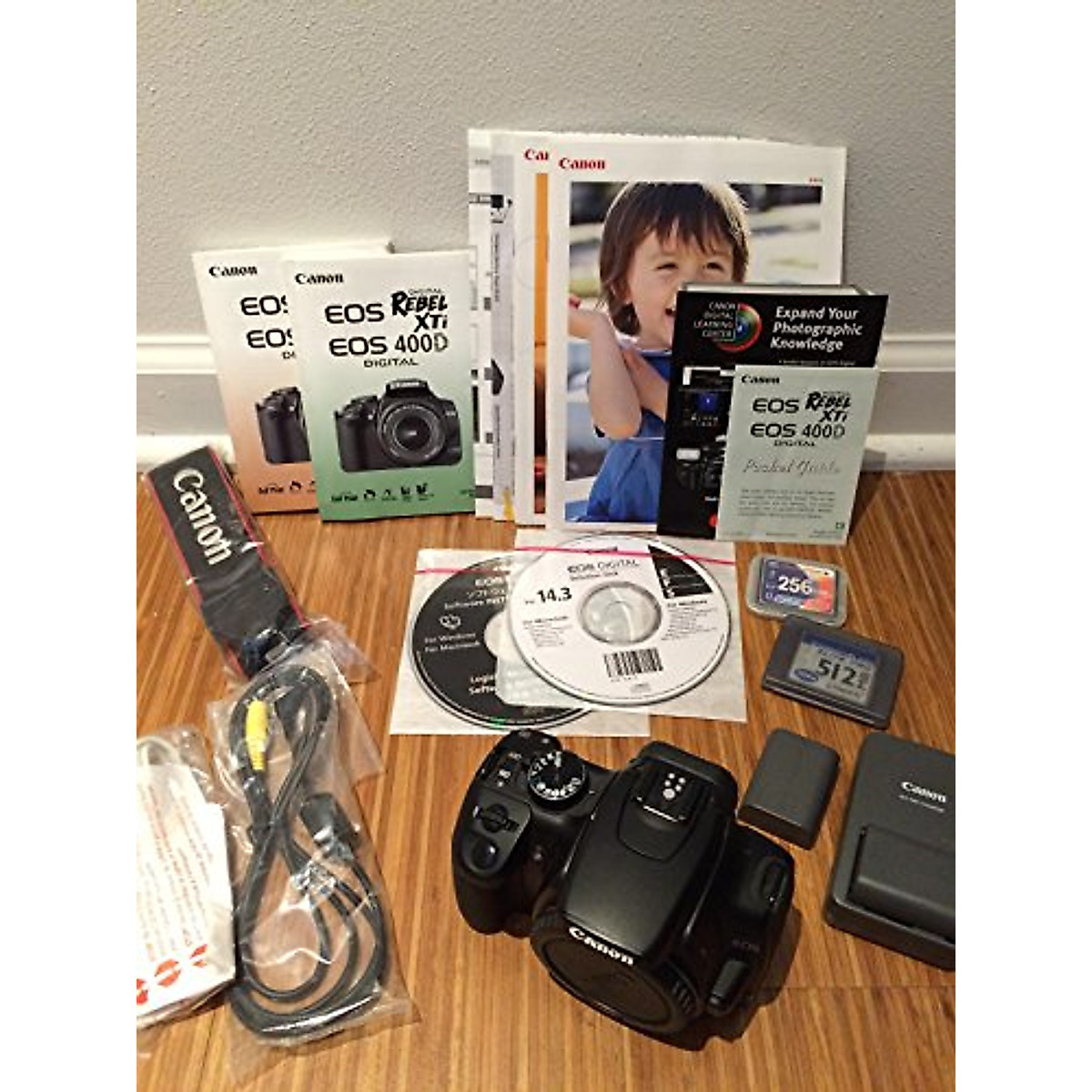 Canon Digital Rebel XTi 10.1MP Digital SLR Camera (Black Body Only)