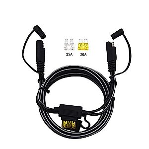 SCCKE 6FT 14AWG SAE to SAE Extension Cable Quick Disconnect Wire Harness SAE Connector/SAE TO SAE Heavy Duty Extension Cable