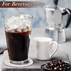 Cardboard Paper Coasters Bulk, Disposable Coasters 4 Inch White Coasters for Drinks DIY Crafts Kids Arts Bar Wedding (Round, 200 Pcs)