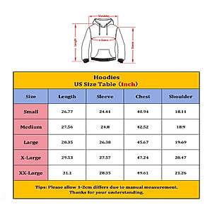 SYAIMN Unisex 3D Pullover Hoodies for Men Women Black Strip Graphic Hooded Hoodie with Pocket Medium