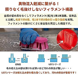 Vikan 38913 UST 6.9" Hand Brush - Stiff, Blue