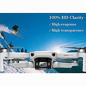 Lens Screen Protector for DJI Mavic Mini 2 / DJI Mini - Drone,ULBTER 0.3mm 9H Hardness Tempered Glass Lens Saver Accessory Anti-Scrach Anti-Fingerprint Anti-Bubble Anti-Dust [3 Pack]