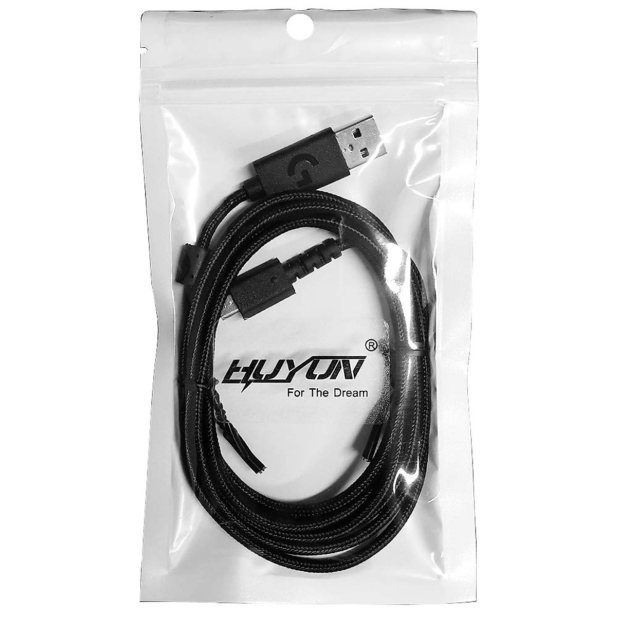 HUYUN 1.8M USB Charging Cable Replacement for Logit G533 G633 G933 Gaming Headset & G502 Hero Lightspeed Mouse