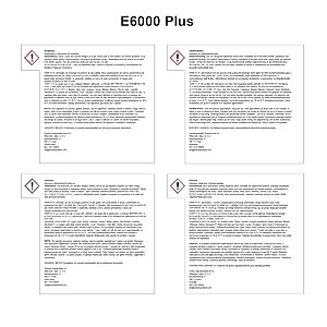 E6000 Eclectic Products inc. Plus Multi-purpose Clear Glue, Waterproof and Paintable, Strong Flexible Craft Adhesive for Wood, Glass, Fabric, Ceramic, Metal and More, 26.6ml