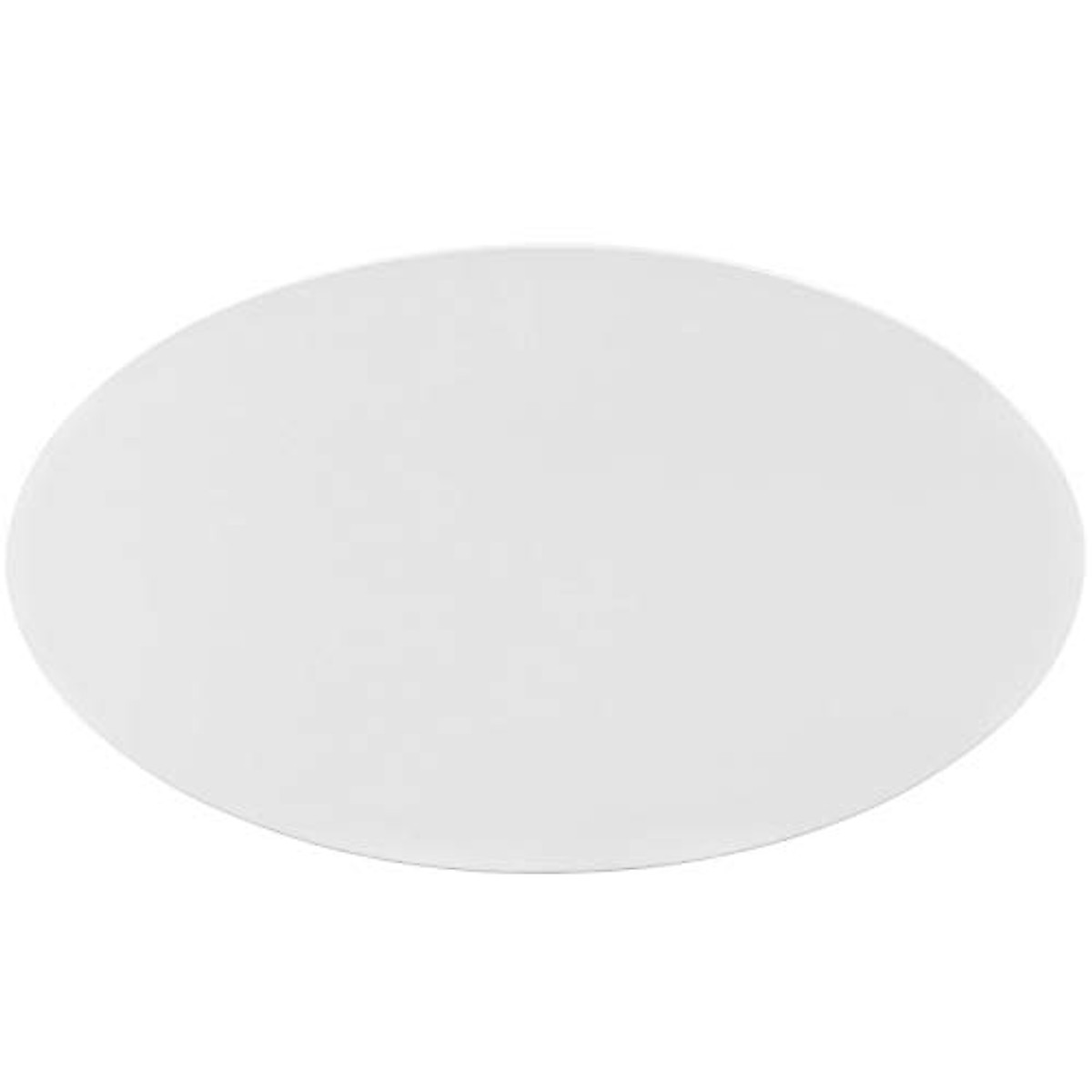 Modway Lippa 48" Mid-Century Modern Dining Table with Oval Top and Pedestal Base in White