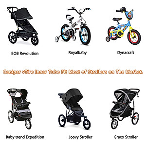 Cenipar 12.5x1.75/2.15'' Inner Tire Tubes,Premium Explosion Proof Front Wheel Replacement Tire Inner Tubes for All BOB Revolution, Royalbaby, and More Strollers, Pack of Two