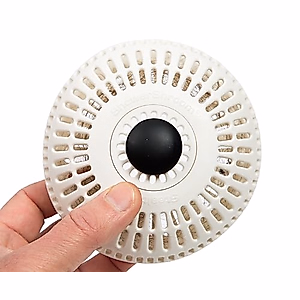 ShowerShroom Stealth Shower Hair Drain Catcher - Hair Stopper for Shower Drain, Bathtub, and Bathroom Sink, Will Not Impede Water Flow, Bathtub Hair Catcher for Drain with No Installation Required