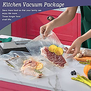 DMPACKDM K-Coating Vacuum Sealer Bags 8 x 10 inch 100 pack BPA Free Pre-Cut Heavy Duty Bag Fit for All Vac Machines Food Saver,Seal a Meal, Weston,Commercial Grade Precut Meal Prep Sous Vide Bags