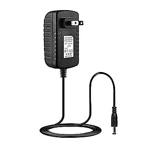 QKKE 12V AC Adaptor for Bush 12 Inch Swivel Screen Portable DVD Player CDVD12SWM
