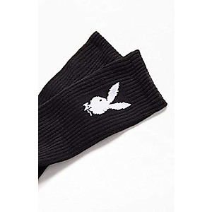 PacSun Playboy Men's Crew Socks - Black/White