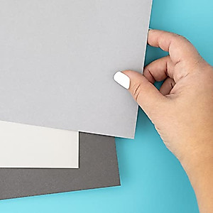 Colorbok - 71880A Smooth Cardstock Paper Pad, 12" x 12", Gray Promenage