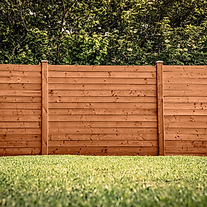 EcoProCote TimberSoy UV Resisting Non Toxic VOC Free All in 1 Wood Stain & Sealer for Fence, Siding, Shed, Barn, & Log Homes, Cedar, 5 Gal Container