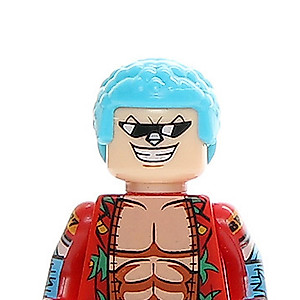 YJacuing 8PCS/Set 1.8" Anime Mini Action Figures Building Blocks, Miniature Figurines Toys Cake Toppers (OP)