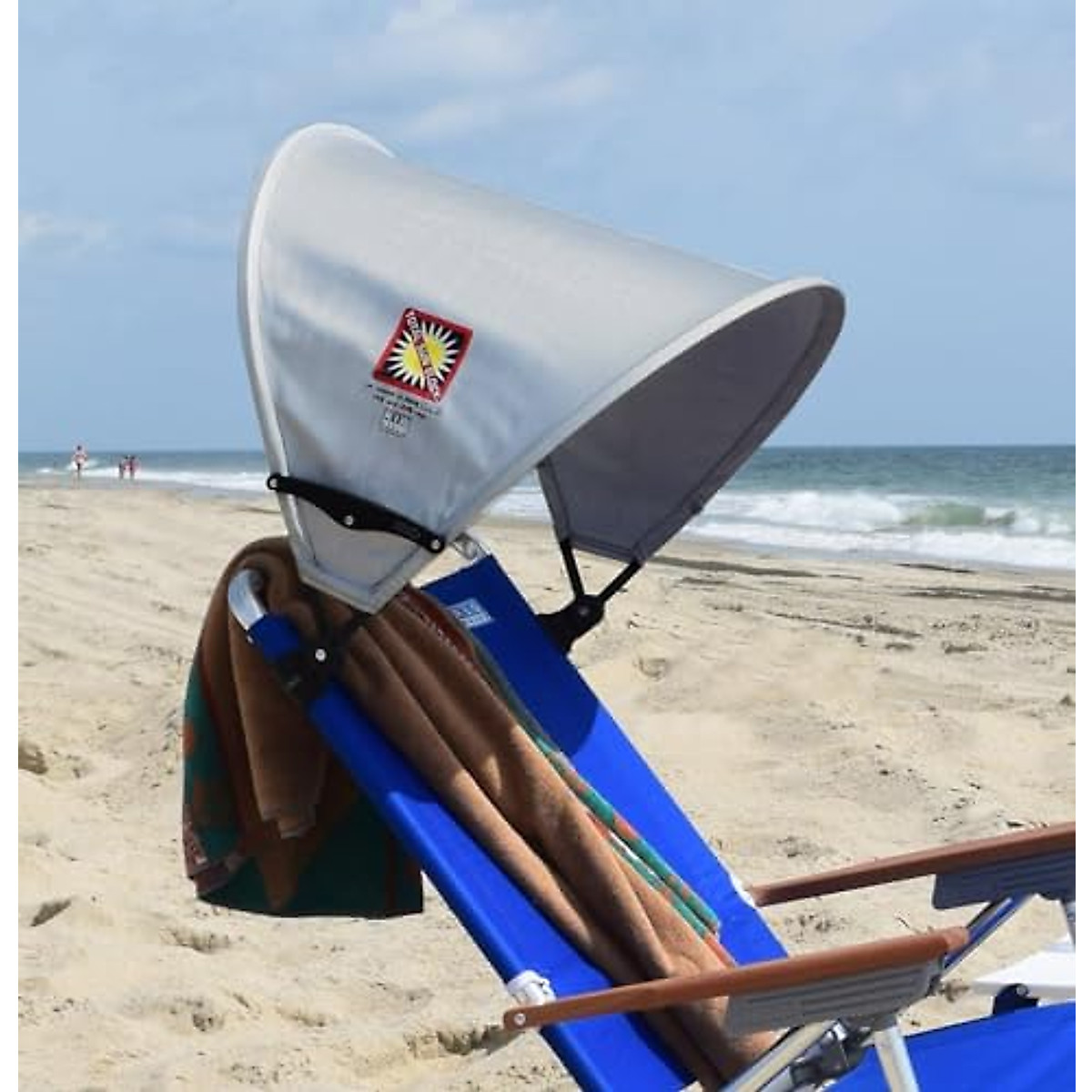 Rio Beach MyCanopy Personal Chair Sun Shade with Total Sun Block, Grey