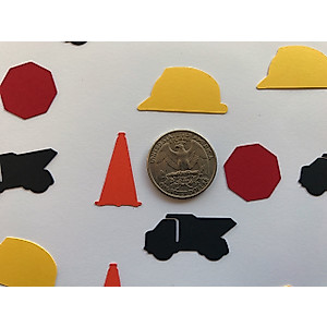 Construction Confetti - Construction Party Decor - Boy Birthday Party Decor - Construction Theme Party - Dump Truck Party - Construction Party - 200 pieces