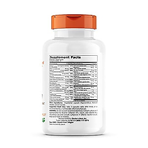 Doctor's Best Multi-Vitamin, Formulation Fully Optimized for Absorption, Vitamins, Minerals, Antioxidants & Nutrients, Vegan, Gluten Free, 90 Veggie Caps