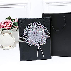 Pull Bows, 20Pcs Large White Organza Pull Ribbon String 6 Inches Gift Warp Bows for Wedding Birthday Party Christmas Gifts Decoration