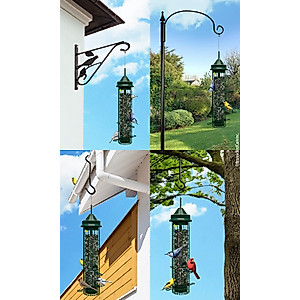 Squirrel Buster Classic Squirrel-proof Bird Feeder w/4 Feeding Ports, 2.4-pound Seed Capacity