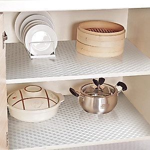 Melwod 15.8" x 78.7" Kitchen Stainless Steel Contact Paper Self Adhesive Peel and Stick Wallpaper Aluminum Foil Textured Paper Stickers for Backsplash Dishwashers Refrigerator Cabinets Shelf