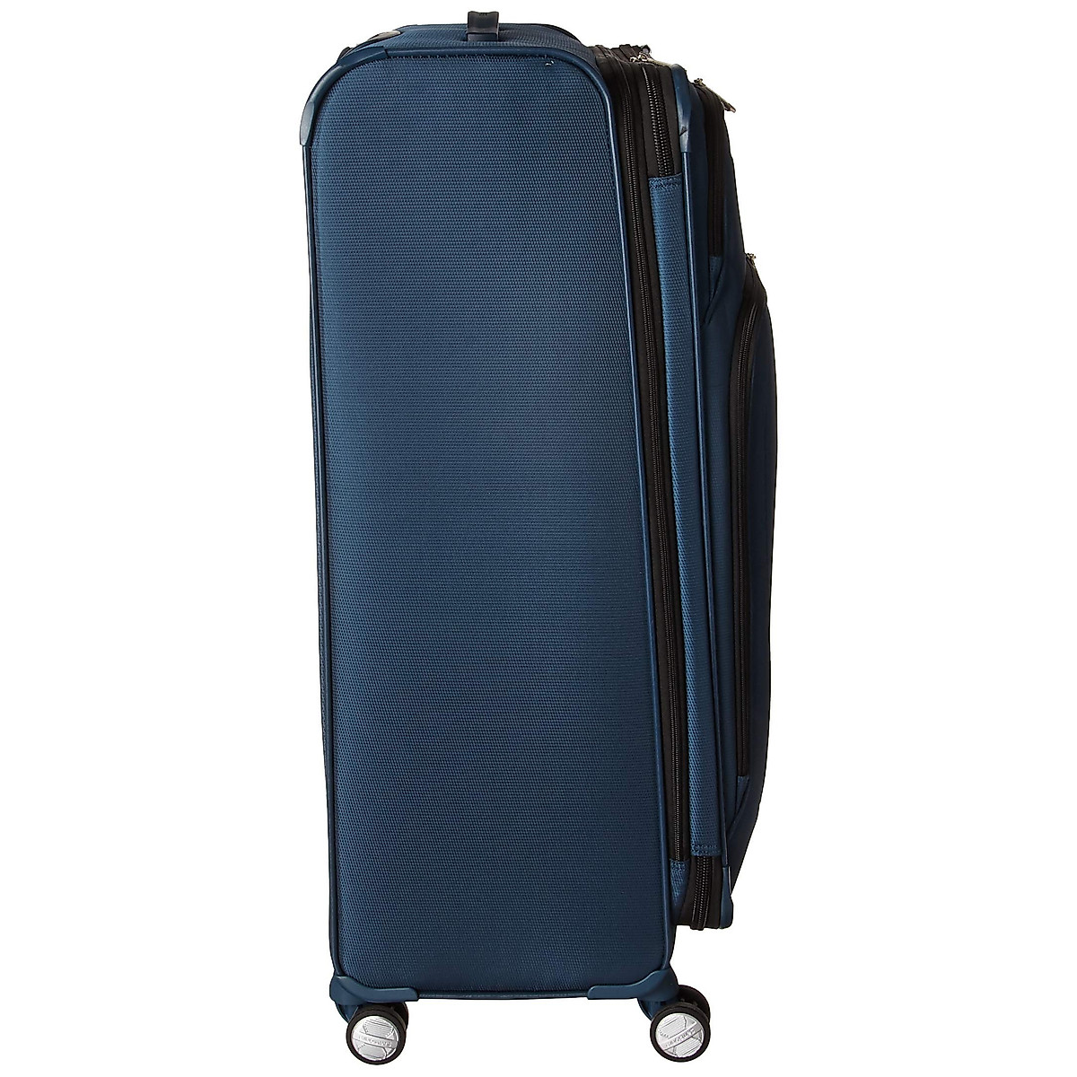Samsonite Solyte DLX Softside Expandable Luggage with Spinner Wheels, Mediterranean Blue, Checked-Large 29-Inch