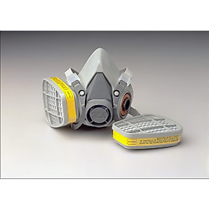 3M Respirator Cartridge 6003, 1 Pair, Helps Protect Against Organic Vapors or Acid Gases