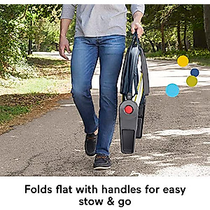 Fisher-Price Portable Baby Bassinet And Play Space Deluxe On-The-Go Projection Dome With Lights Music And Canopy, Cool Hues