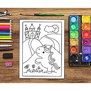 Unicorn Coloring Book: Ages 4-9