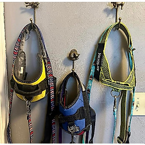 Knobs By Blossom Vintage Antique Brass Iron Wall Hooks Tie Backs Bronze Handmade Metal Animal Hook (1. Running Fox), TFVSAH