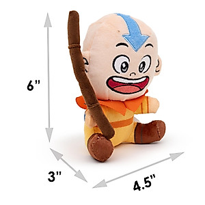 Buckle-Down Nickelodeon Dog Toy, Avatar The Last Airbender Avatar Aang Pet Toy, Plush