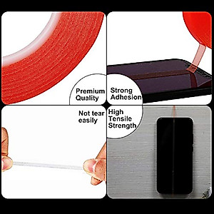 Kaisiking 2mm / 3mm x 25M Phone Repair Tape LCD Touch Screen Repair Tape Phone Adhesive Tape LCD Screen Adhesive Tape for Cell Phone, iPad, Tablets, Laptops, Camera