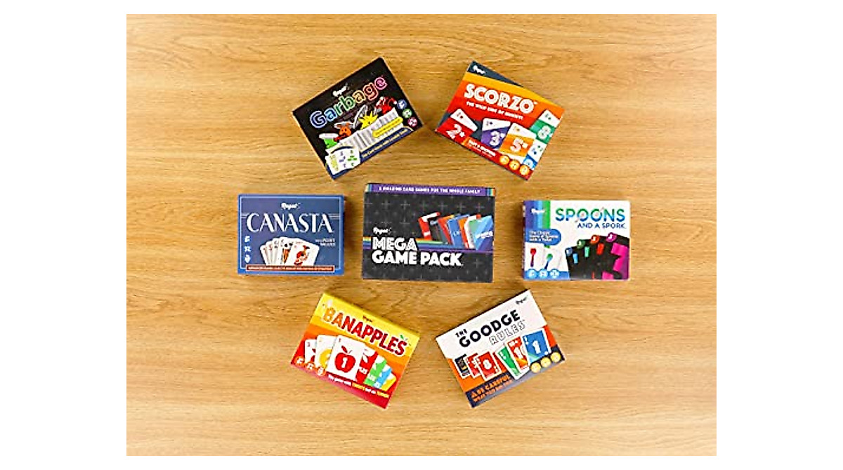 Regal Games Mega Card Family Pack: 6 Fun Card Games