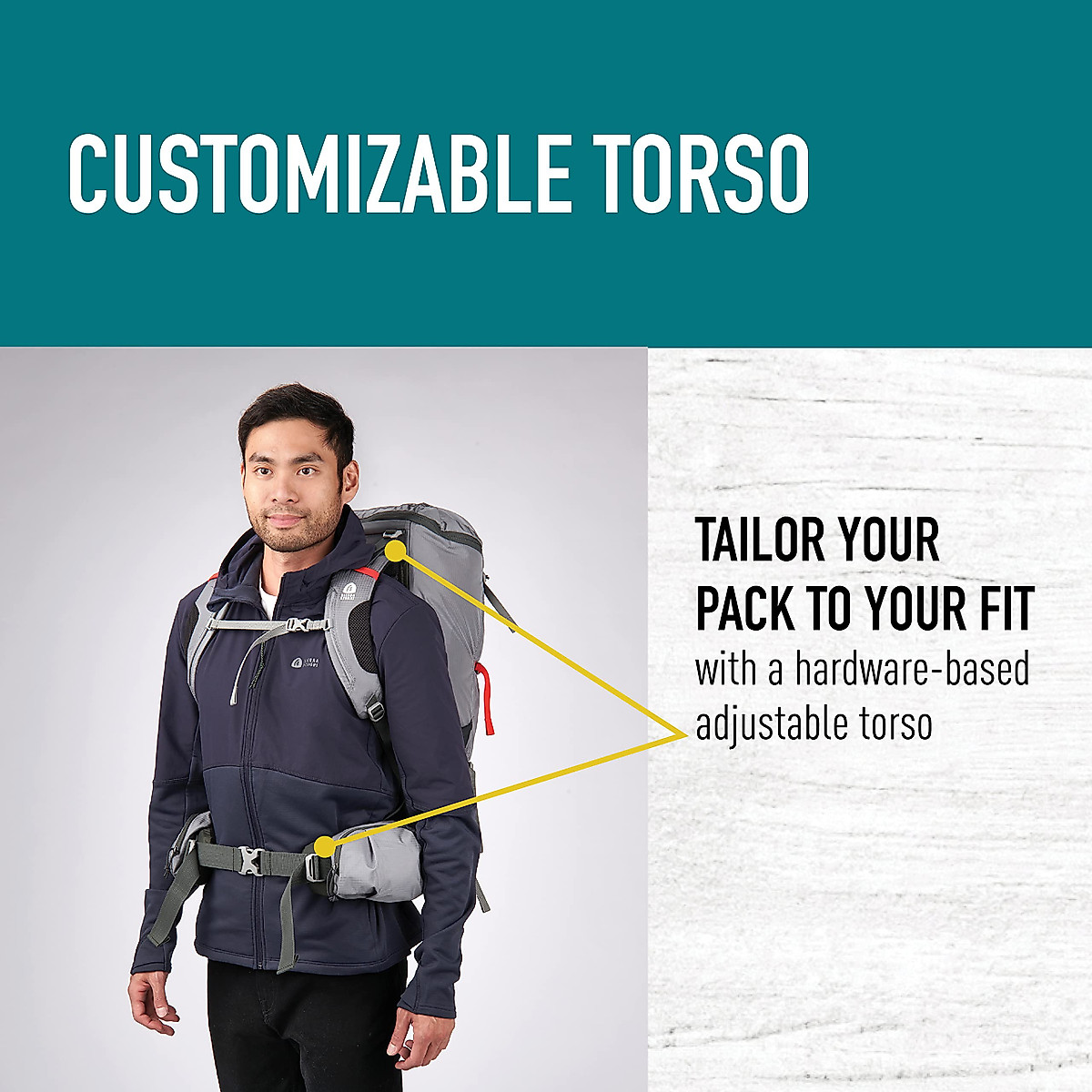 Sierra Designs Flex Trail 40L-60L Wild Dove/Peat