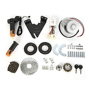 24V Electric Bicycle Conversion Kit, E-Bike Conversion Kit Thumb Twist Mountain Bike Conversion Custom 250W