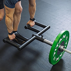 Titan Fitness Viking Press Landmine Attachment, 50mm Neutral Fat Grip Handle, Fits 2" Olympic Barbell, Home Gym Equipment for Shoulder Press, Row, Squat, Deadlift & More