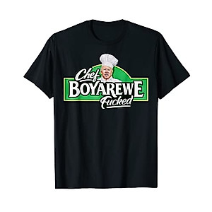 Chef BOYAREWE Fucked Funny Anti Biden Pro Trump T-Shirt