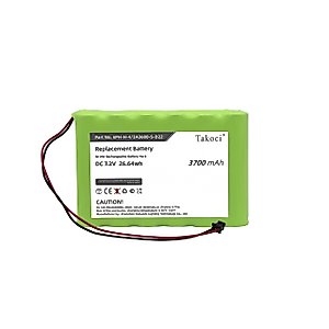 TAKOCI Replacement Battery for ADT Impassa Wireless Alarm Systems 3700mAh Ni-MH