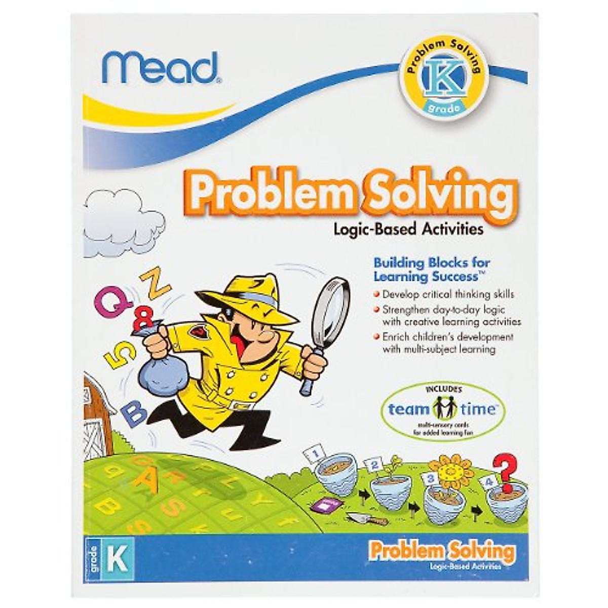 Mead Kindergarten Problem Solving Workbook, 10 x 8-Inches, 96 Pages (48026)
